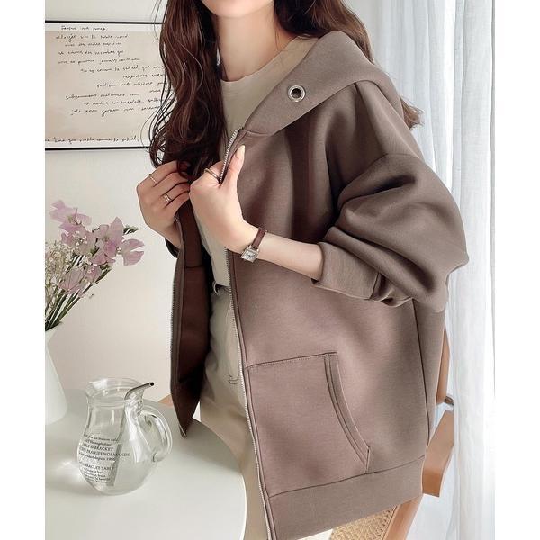 パーカー マシュマロ触感！シルエットジップパーカー 株式会社S＆L : ECLATANT - 通販 - Yahoo!ショッピング