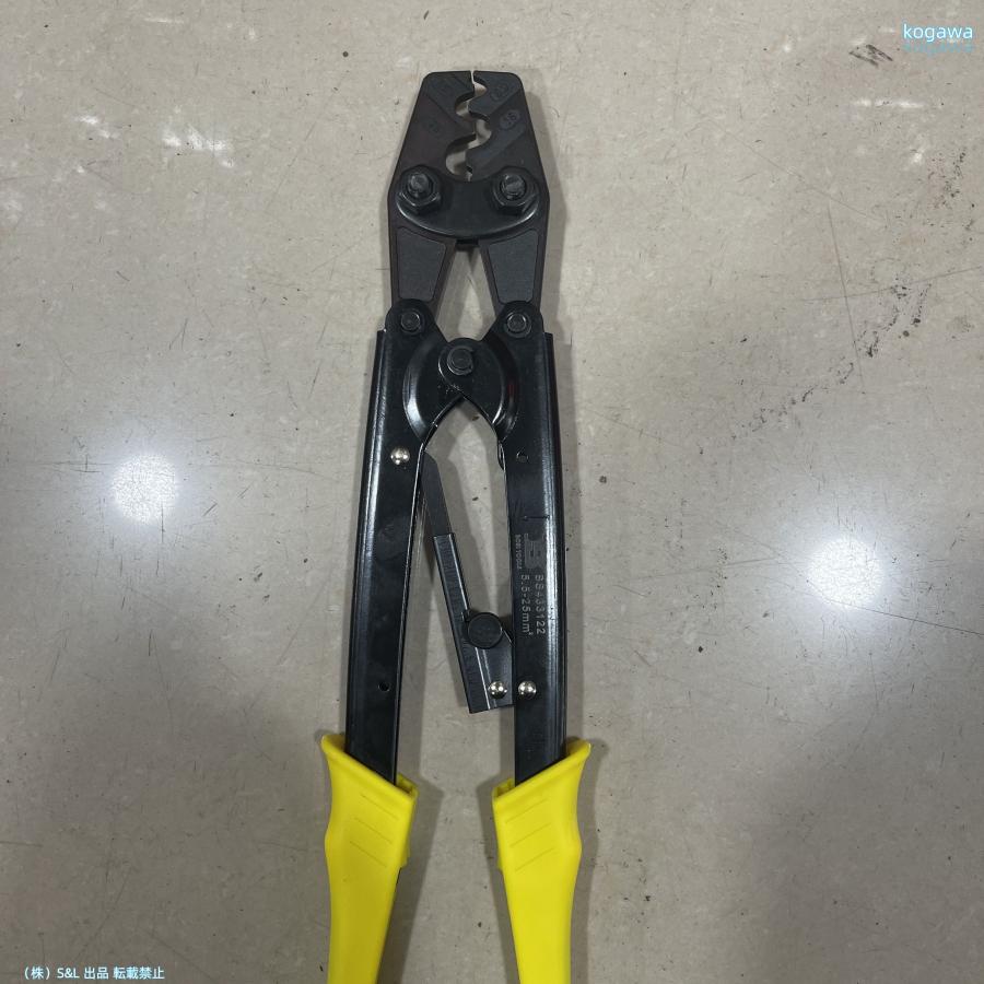 圧着ペンチ 圧着工具 5.5 8 14 22 38 sq リングスリーブ 裸圧着端子 株式会社S＆L 修理工具 丈夫 HS38 JIS 準拠 DIN (A) : ECLATANT - 通販 ...