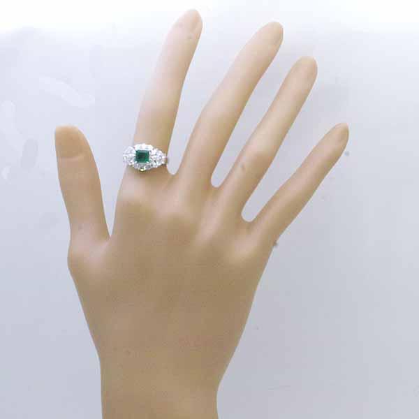 エメラルド 0.70ct ダイヤモンド 1.06ct プラチナ Pt900 リング 12号 : ジュエリーサロン コイノール - 通販 - Yahoo!ショッピング
