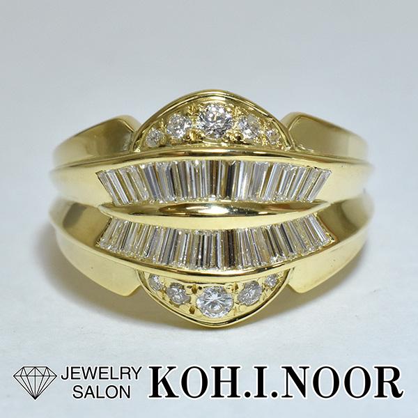 ダイヤモンド 0.61ct 18金イエローゴールド K18YG リング 12号 : ジュエリーサロン コイノール - 通販 - Yahoo!ショッピング