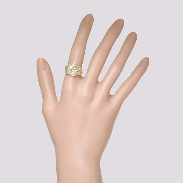 ダイヤモンド 0.61ct 18金イエローゴールド K18YG リング 12号 : ジュエリーサロン コイノール - 通販 - Yahoo!ショッピング