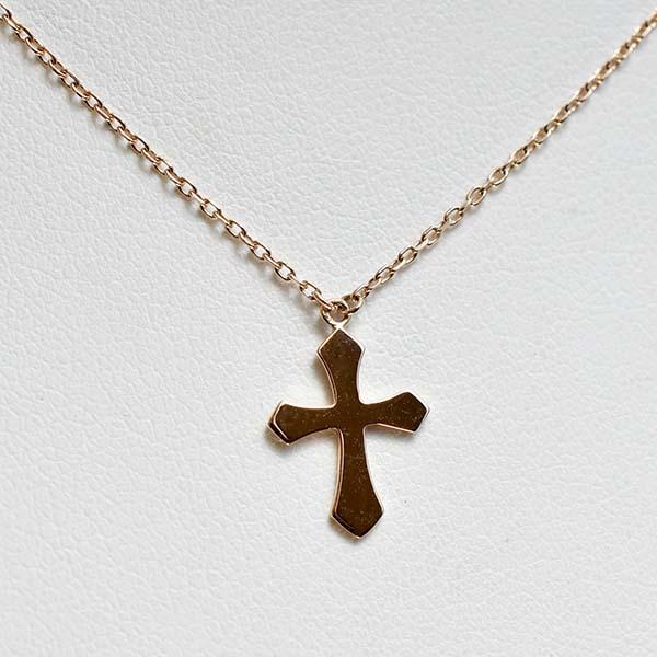 Samantha Tiara サマンサティアラ ダイヤモンド 0.01ct 10金ピンクゴールド K10PG ネックレス ハート クロス 十字架 2way : ジュエリーサロン コイノール ...