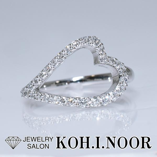 ダイヤモンド 0.41ct 18金ホワイトゴールド K18WG リング 12号 ハート : ジュエリーサロン コイノール - 通販 - Yahoo!ショッピング