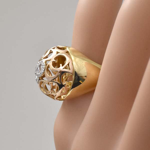 CHIMENTO キメント ダイヤモンド 18金 PG750 YG750 WG750 K18PG K18YG K18WG リング 13.5号 スリーゴールド : ジュエリーサロン コイノール ...