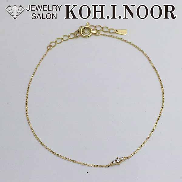ダイヤモンド 0.03ct 18金イエローゴールド K18YG ブレスレット : ジュエリーサロン コイノール - 通販 - Yahoo!ショッピング