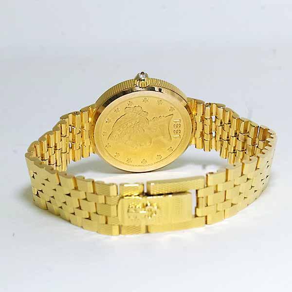 CORUM コルム コインウォッチ 5ドル 55.300.56 H44 レディース 21.6金 K21.6 18金イエローゴールド K18YG 手巻 約49g : ジュエリーサロン コイノール ...