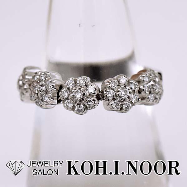 Ponte Vecchio ポンテヴェキオ ダイヤモンド 0.29ct 18金ホワイトゴールド K18WG リング 10号 花 フラワー PonteVecchio : ジュエリーサロン コイ ...