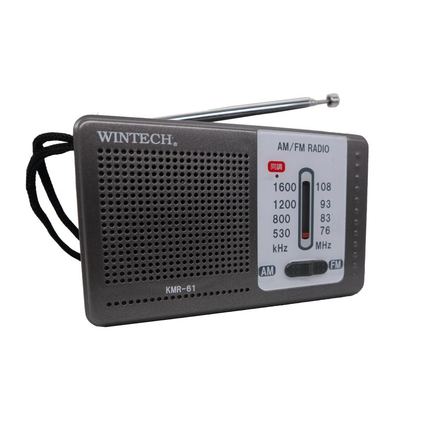 WINTECH AM/FMポータブルラジオ KMR-61 : WINTECH DIRECT - 通販 - Yahoo!ショッピング