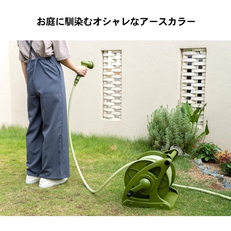 コーナン オリジナル LIFELEX ホースリールDX30 モスグリーン : 4522831041749 : コーナンeショップ Yahoo!ショッピング店 - 通販 - Yahoo!ショッピング