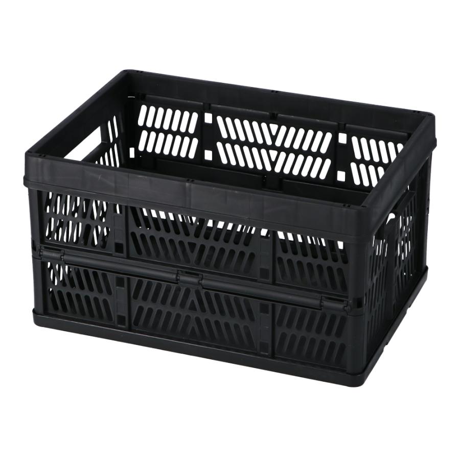 コーナン オリジナル LIFELEX 折りたたみコンテナ ブラック KO14−9189 使用時（約）：幅312×奥行443×高さ240（mm） : 4522831119189 : コーナンe ...