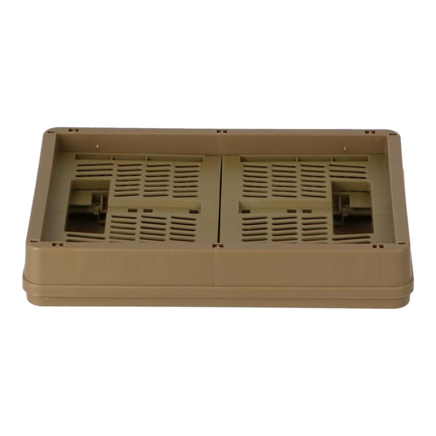 コーナン オリジナル LIFELEX 折りたたみコンテナ ハーフ ベージュ KO14−9233 使用時（約）：幅220×奥行314×高さ178（mm） : コーナンeショップ Yahoo ...