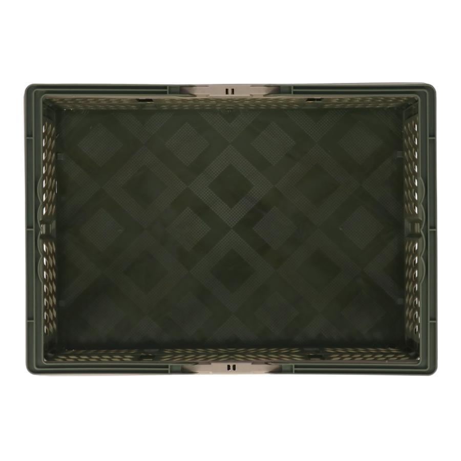 コーナン オリジナル LIFELEX 取っ手付き折りたたみコンテナ カーキ/ベージュ KO14−9240 使用時（約）：幅312×奥行443×高さ254（mm） : コーナンeショップ ...