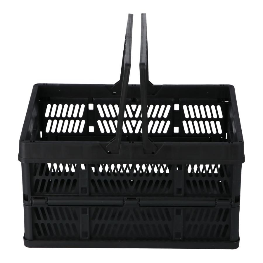 コーナン オリジナル LIFELEX 取っ手付き折りたたみコンテナ ブラック KO14−9264 使用時（約）：幅312×奥行443×高さ254（mm） : コーナンeショップ Yahoo ...