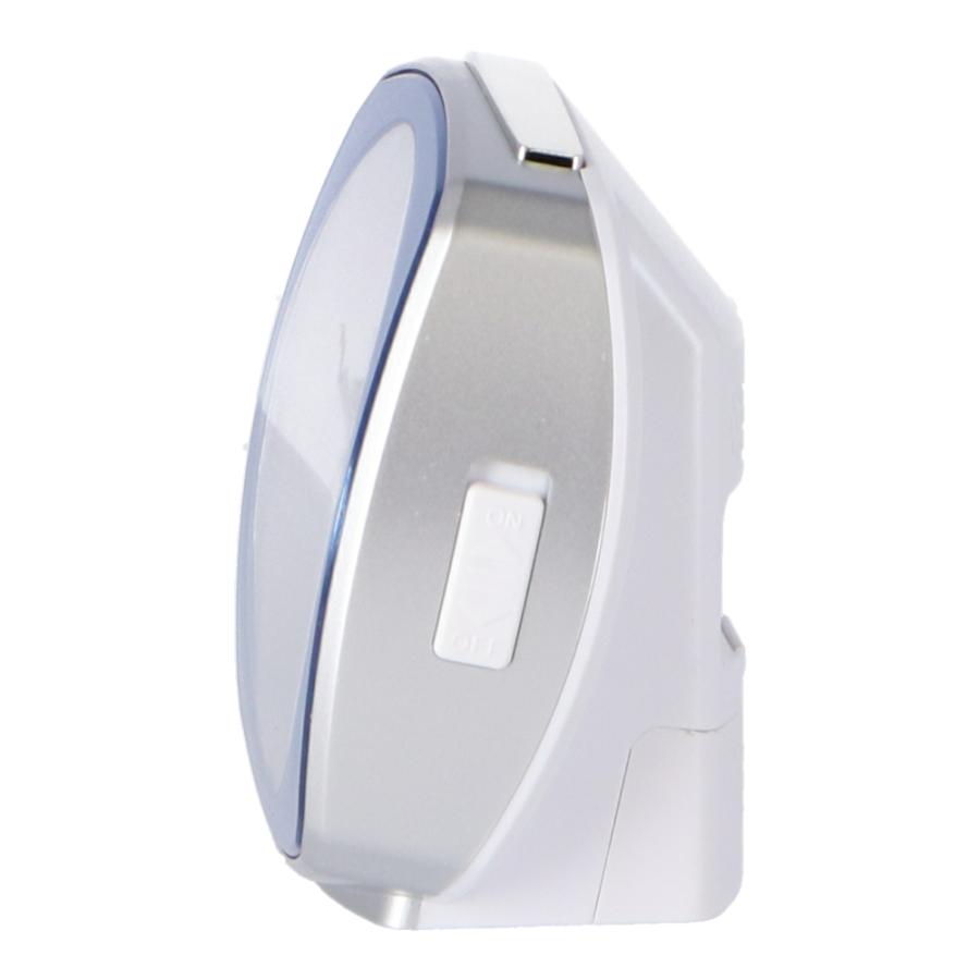 コーナン オリジナル LIFELEX 目覚まし時計 PT156−3 ブルー／ホワイト 約幅106×奥行67．5×高さ107mm : コーナンe ...