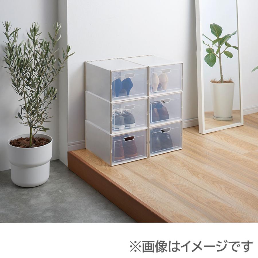 コーナンオリジナル LIFELEX スタッキングシューズボックス L WH3527−20 ホワイト (約)幅26.5x奥行35x高さ19.6cm : 4522831236411 : コーナンe ...