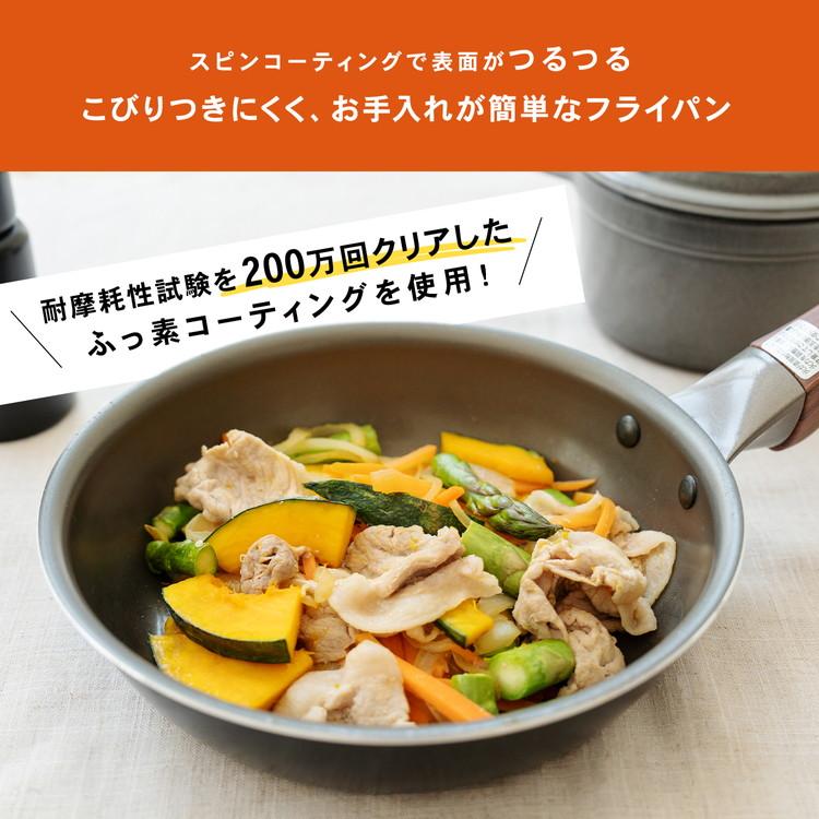 コーナンオリジナル LIFELEX スピンコートフライパン 20cm／IH対応 ブラック : コーナンeショップ Yahoo!ショッピング店 - 通販 - Yahoo!ショッピング