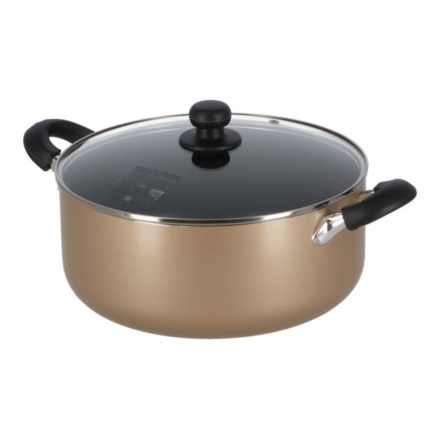 コーナンオリジナル こびりつきにくい大型鍋 28cm／IH対応 : 4522831288489 : コーナンeショップ Yahoo!ショッピング店 - 通販 - Yahoo!ショッピング