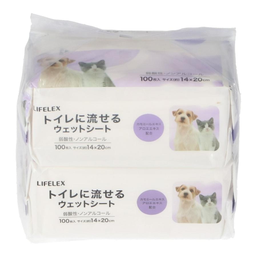 コーナンオリジナル LIFELEX 流せるウェットシート100枚×2P SS12−8475 : コーナンeショップ Yahoo!ショッピング店 - 通販 - Yahoo!ショッピング