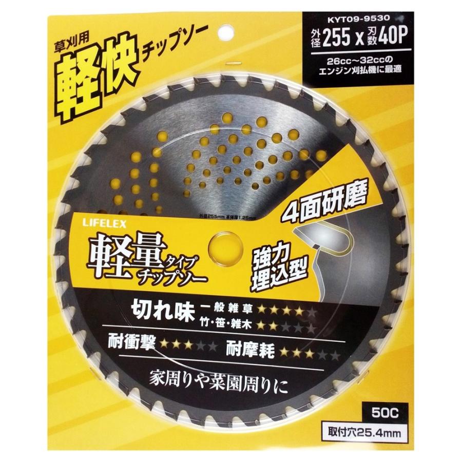 コーナン オリジナル 草刈用軽快 チップソー255mm×40P : コーナンeショップ Yahoo!ショッピング店 - 通販 - Yahoo!ショッピング