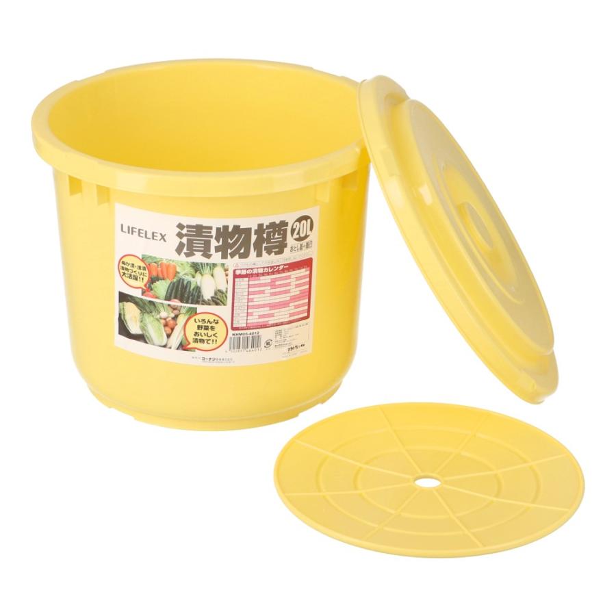 コーナン オリジナル 漬物樽 20L 落し蓋付 KHM05−4012 : コーナンeショップ Yahoo!ショッピング店 - 通販 - Yahoo!ショッピング