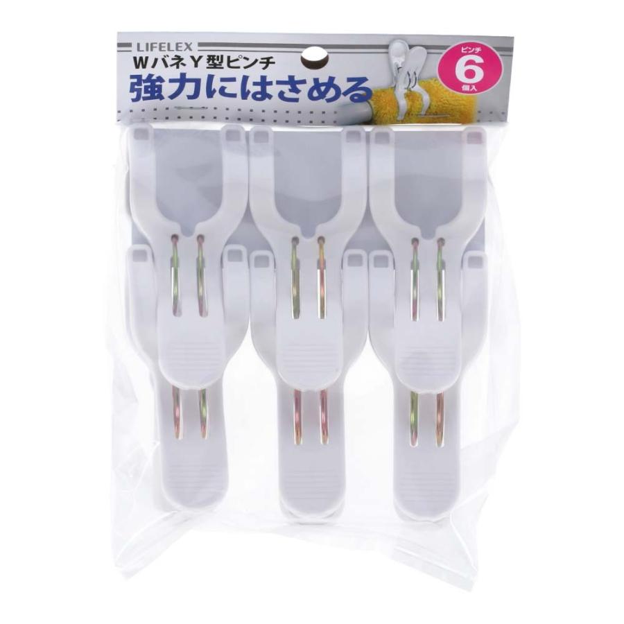 コーナン オリジナル WバネY型ピンチ6P ホワイト KTH21−4897 : コーナンeショップ Yahoo!ショッピング店 - 通販 - Yahoo!ショッピング