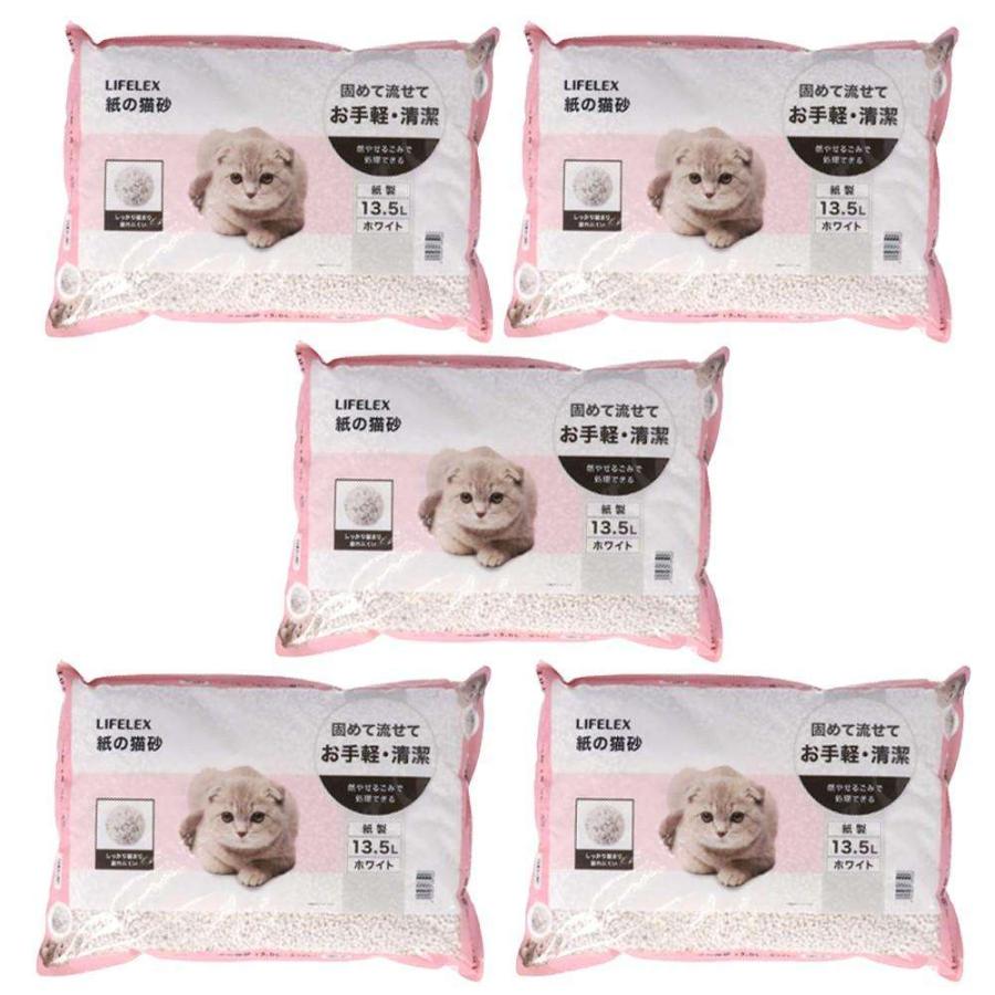 コーナンオリジナル LIFELEX 紙の猫砂 13．5L ホワイト KNW12−5926 ×5個セット : コーナンeショップ Yahoo!ショッピング店 - 通販 - Yahoo!ショッピング