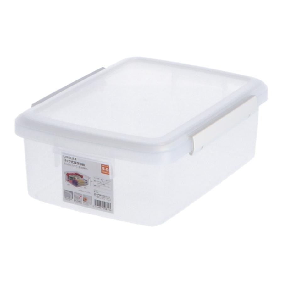 コーナン オリジナル LIFELEX ロック式保存容器 5.6L ホワイト : コーナンeショップ Yahoo!ショッピング店 - 通販 - Yahoo!ショッピング