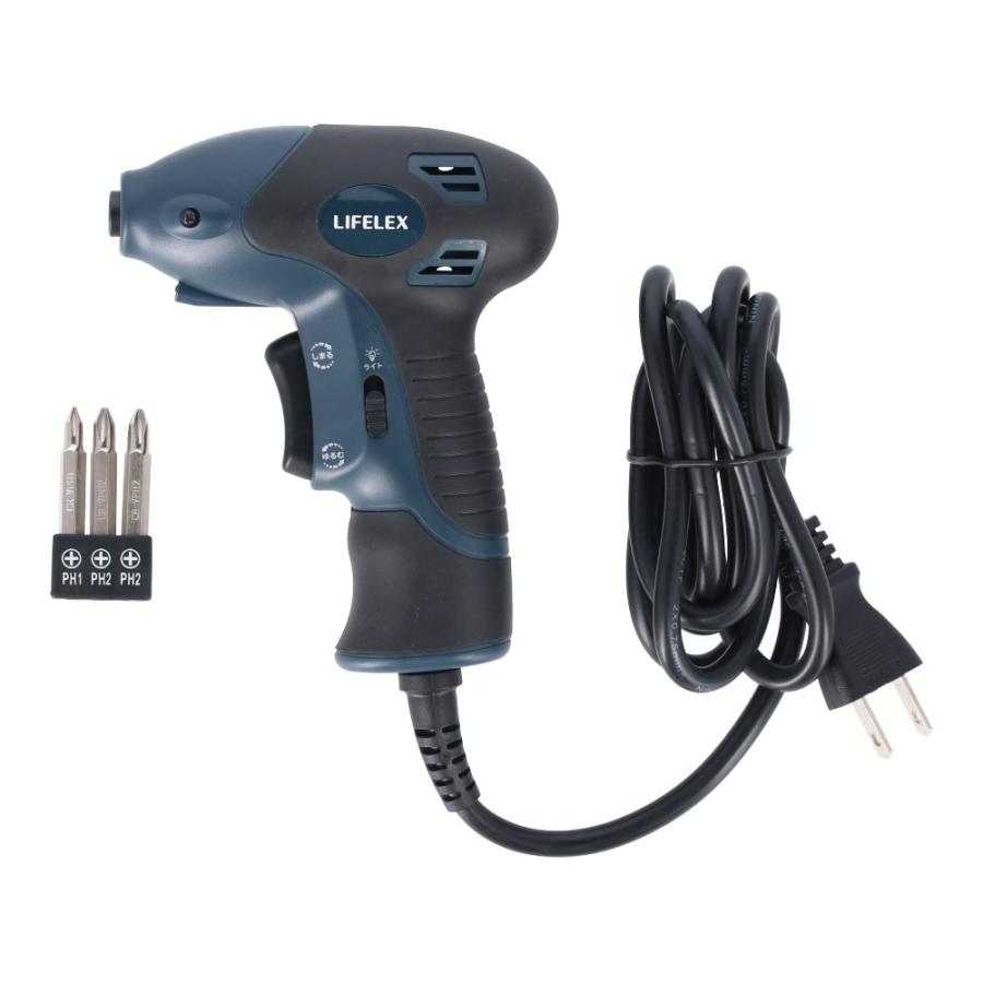 コーナンオリジナル LIFELEX ACミニドライバー KMMD−100 消費電力30W LEDライト機能付き (約)長さ125×幅50×高さ150mm : コーナンeショップ Yahoo ...