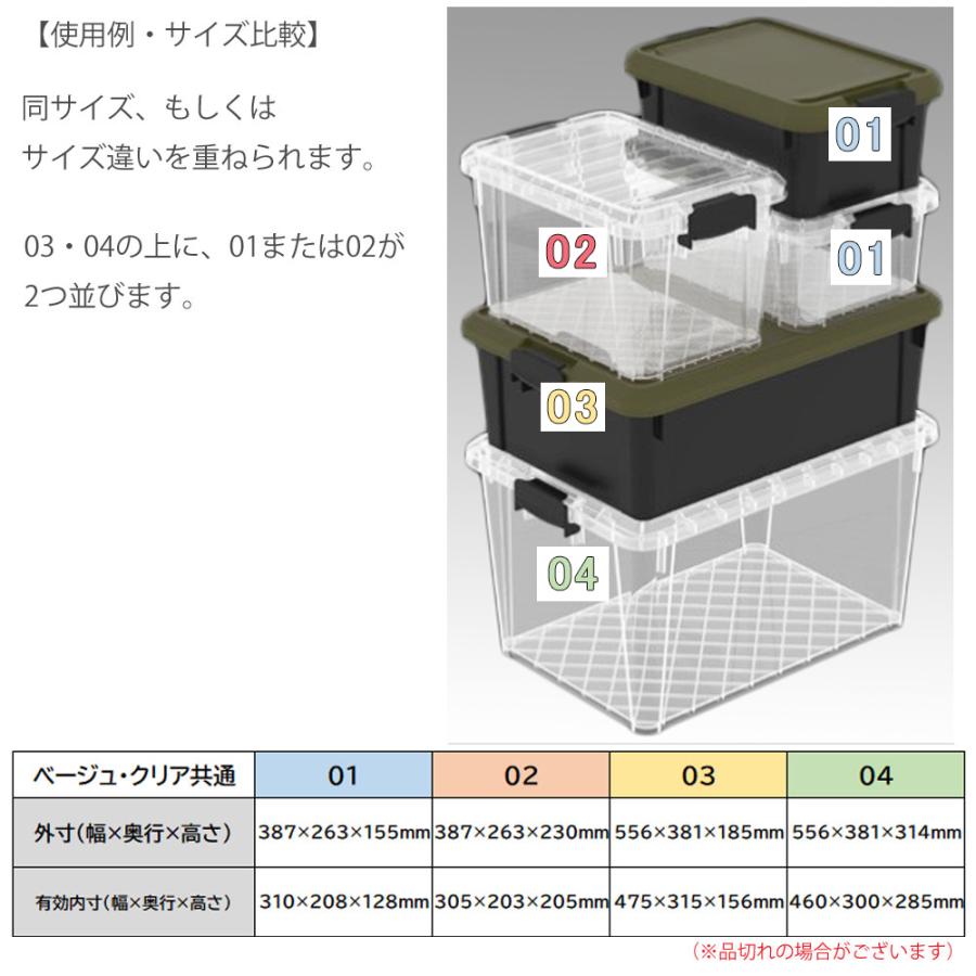 コーナンオリジナル PROACT タフネスコンテナ 02 ブラック・オリーブ : コーナンeショップ Yahoo!ショッピング店 - 通販 - Yahoo!ショッピング