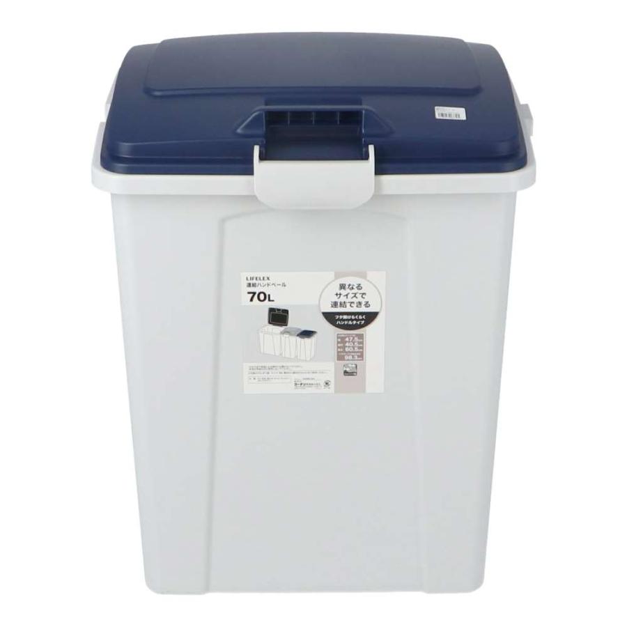 コーナンオリジナル LIFELEX 連結ハンドルペール 70L グレー／ネイビー 70L : 4548927067325 : コーナンeショップ Yahoo!ショッピング店 - 通販 ...
