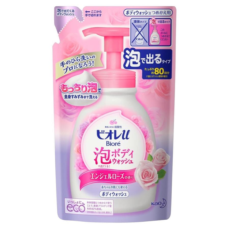 Kao（花王） ビオレu泡で出てくるボディウォッシュ エンジェルローズの香り つめかえ用 480ml : コーナンeショップ Yahoo!ショッピング店 - 通販 - Yahoo!ショッピング