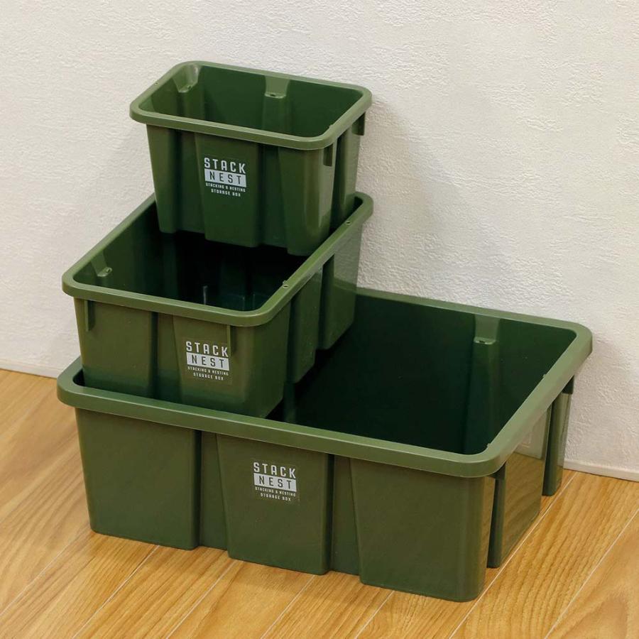 ベストコ ベストコ 収納 コンテナストレージ ボックス M カーキ MA-3055 スタックネスト : コーナンeショップ Yahoo!ショッピング店 - 通販 - Yahoo!ショッピング