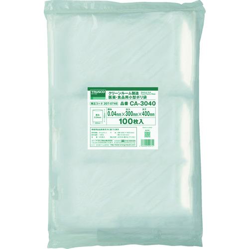 【メーカー直送T】TRUSCO クリーンルーム製造 医薬・食品用小型ポリ袋 縦400X横300XT0．04 100枚入 透明 CA3040 : 4989999599701 : コーナンe ...