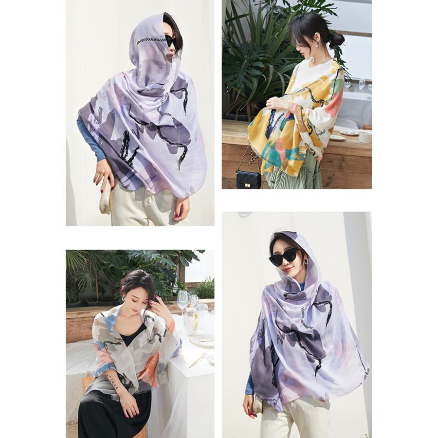 ストール 大判 レディース マフラー 大判ストール おしゃれ ストール大判 ショール スカーフ 夏 夏用 冷房対策 UV 春物 W-671 : 公羽商店 - 通販 - Yahoo!ショッピング