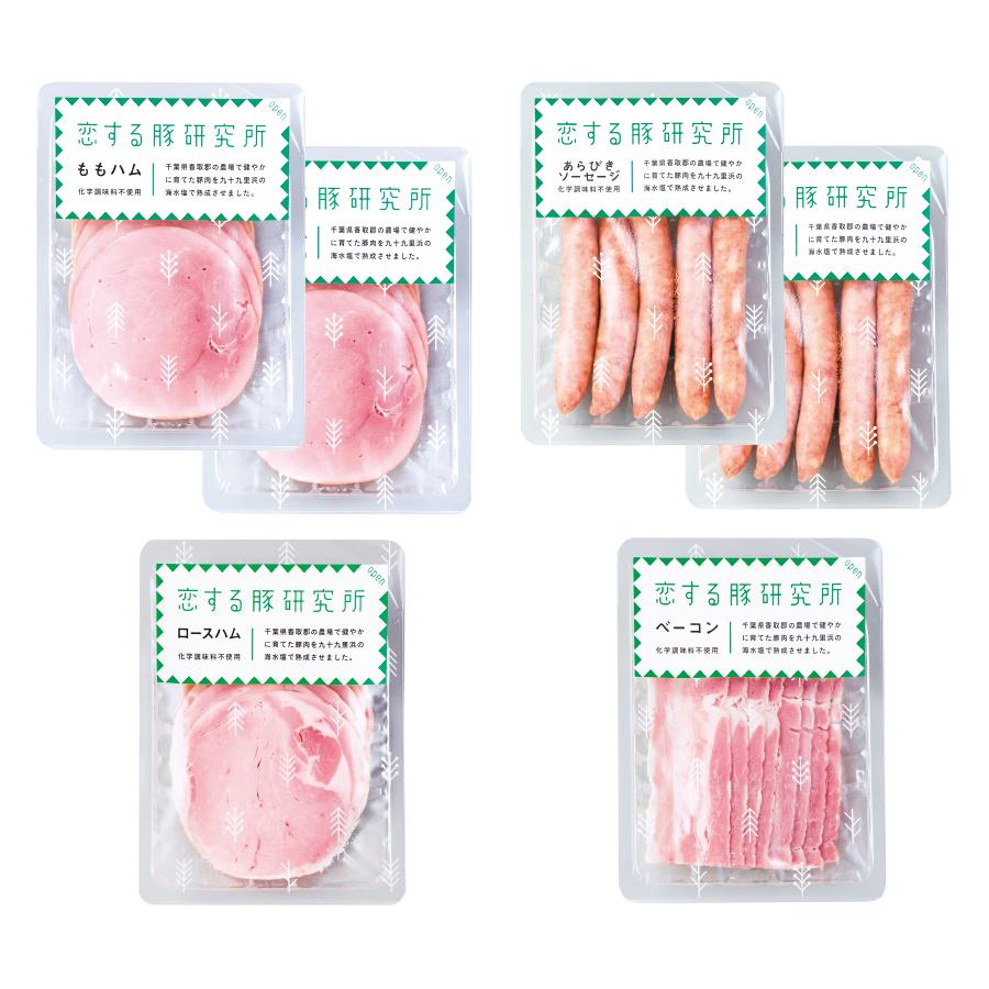 HC：ハムとベーコンとソーセージのセット : 恋する豚研究所 - 通販 - Yahoo!ショッピング
