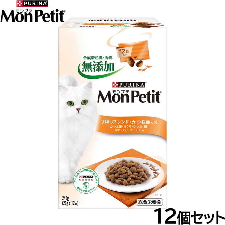 モンプチボックス キャットフード 7種のブレンド（かつお節入り） 240g（20g×12袋）×12個セット 猫 : コジコジ - 通販 - Yahoo!ショッピング