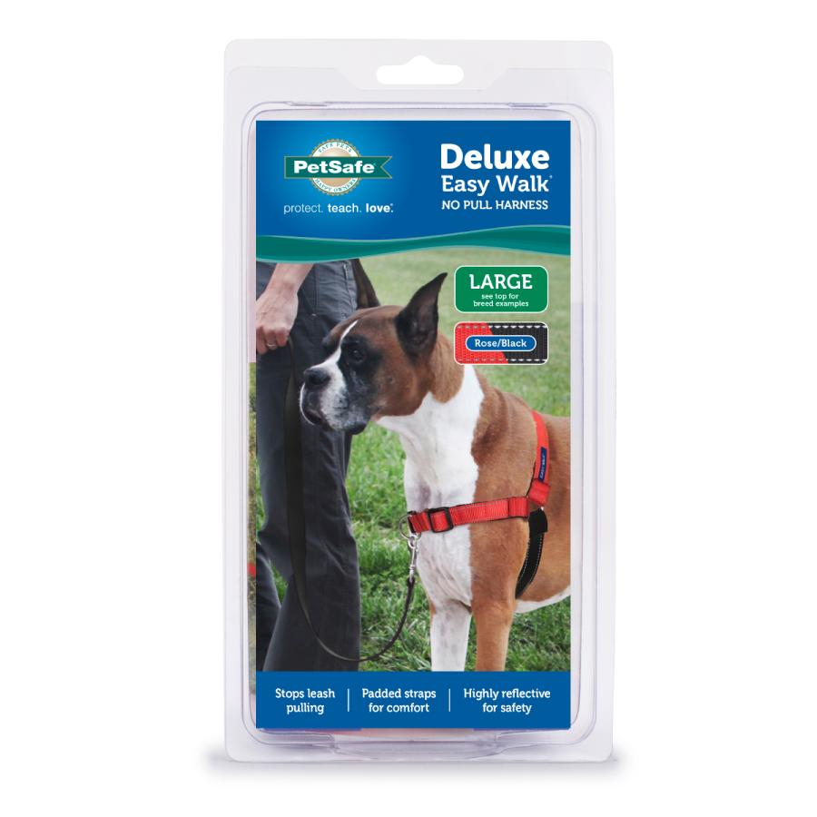 PetSafe ペットセーフ デラックス イージーウォークハーネス L ローズレッド×ブラック【送料無料】 : コジコジ - 通販 - Yahoo!ショッピング