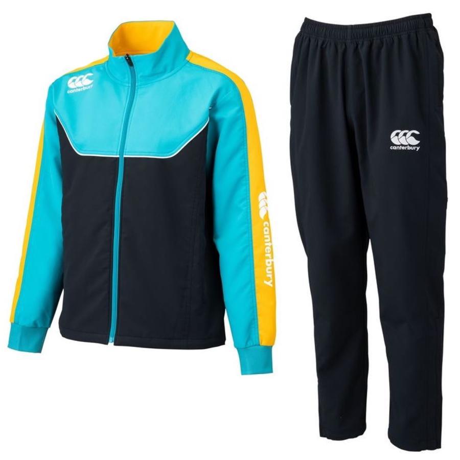 カンタベリー CANTERBURY/4L 5L ビッグサイズ/メンズ プラクティス ジャケット＆パンツ 上下セット/RG71800B 21 RG11802B NV/シーグリーン×ネイビー ...