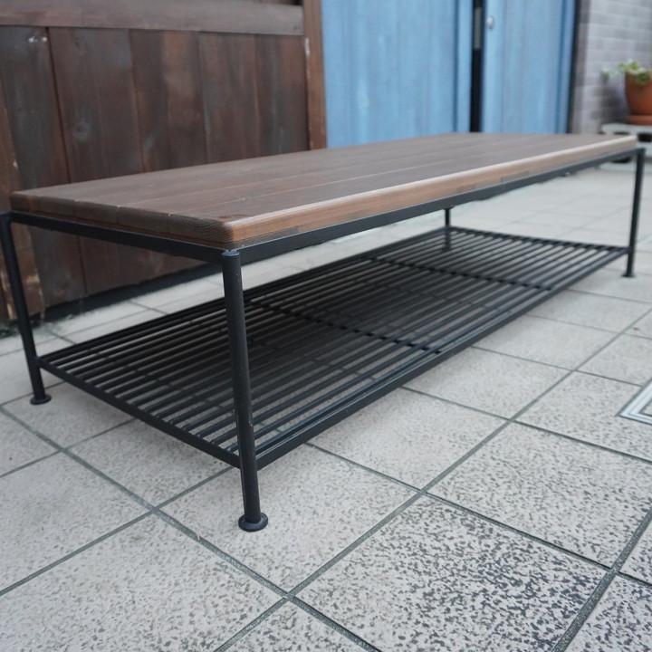 tohma 東馬 KeLT ケルト TVボード マット ブラック スチール パイン無垢材 インダストリアル テレビボード ブルックリンスタイル BK457 : kokoelma - 通販 ...