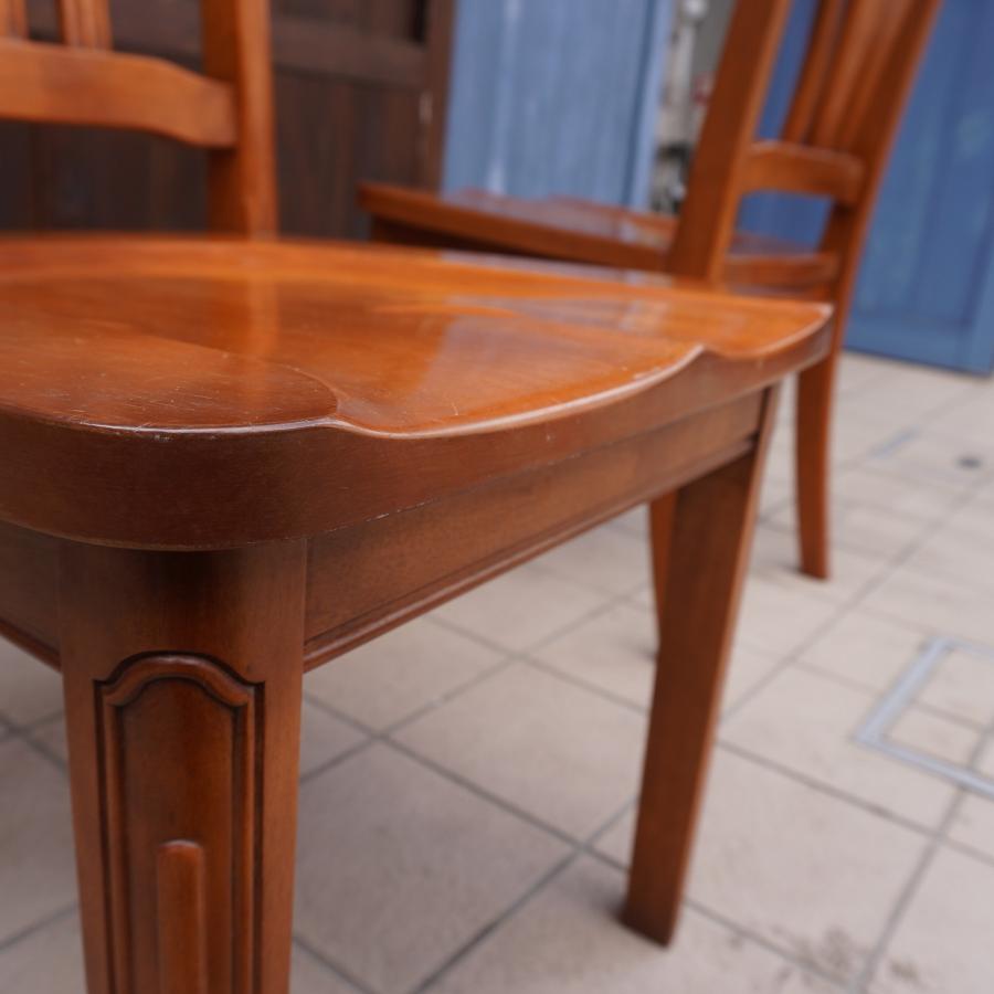 横浜ダニエル Daniel エトランゼ E-501 エトランジェ サイドチェア ダイニングチェア 2脚セット 樺桜無垢材 モダン クラシック CK102 :CK102:kokoelma ...