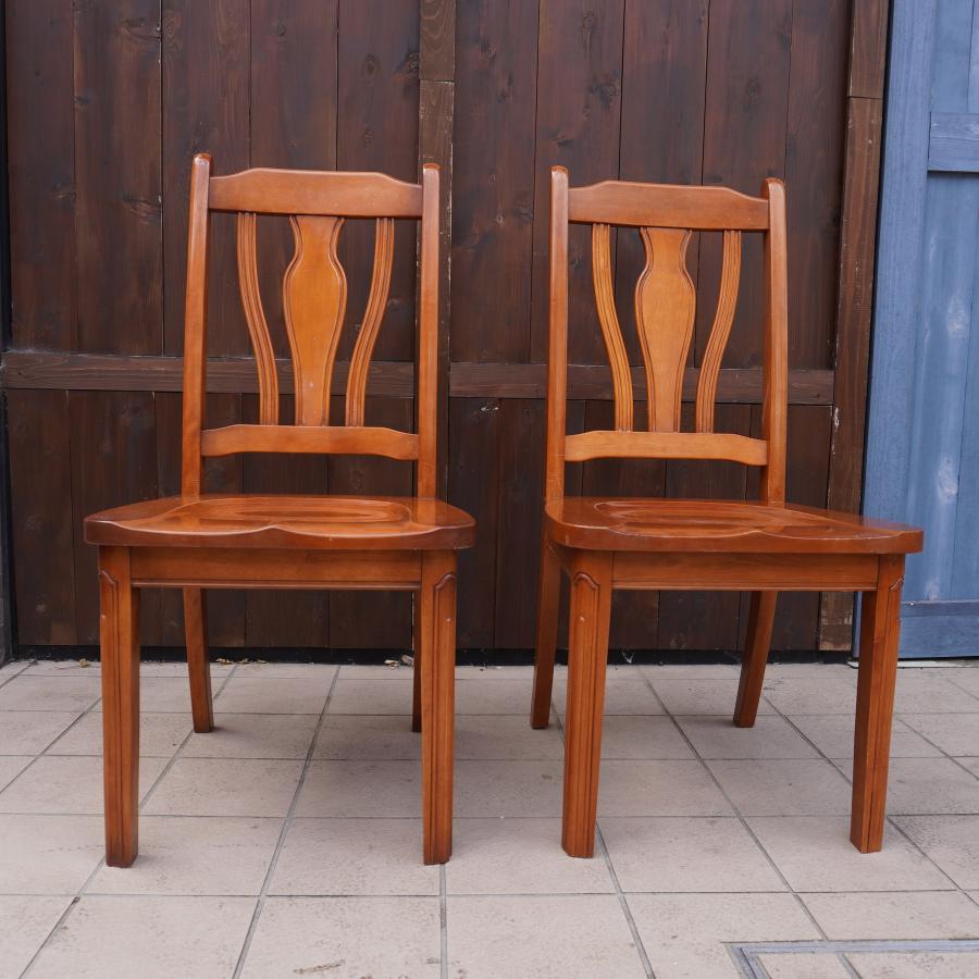 横浜ダニエル Daniel エトランゼ E-501 エトランジェ サイドチェア ダイニングチェア 2脚セット 樺桜無垢材 モダン クラシック CK102 :CK102:kokoelma ...