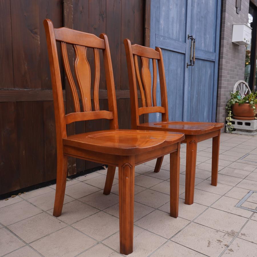 横浜ダニエル Daniel エトランゼ E-501 エトランジェ サイドチェア ダイニングチェア 2脚セット 樺桜無垢材 モダン クラシック CK102 :CK102:kokoelma ...