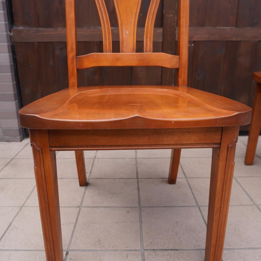 横浜ダニエル Daniel エトランゼ E-501 エトランジェ サイドチェア ダイニングチェア 2脚セット 樺桜無垢材 モダン クラシック CK102 :CK102:kokoelma ...