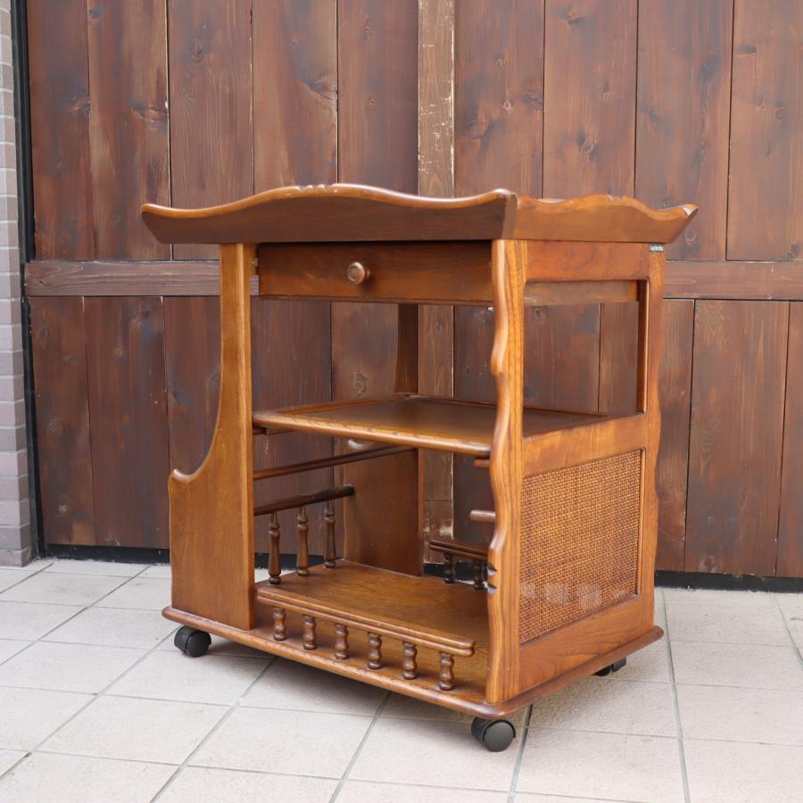 karimoku カリモク家具 アンティーク調 キッチンワゴン 引出し付 クラシック ティーカート サイドテーブル エレガント モダン DD103 : kokoelma - 通販 ...
