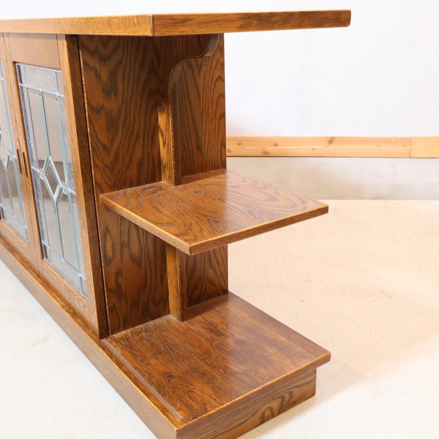 三越ブルージュ Brugge オーク材 サイドボード リビングボード ステンドグラス クラシック アンティーク調 カントリーハウス ED102 : ed102 : kokoelma - 通販 ...