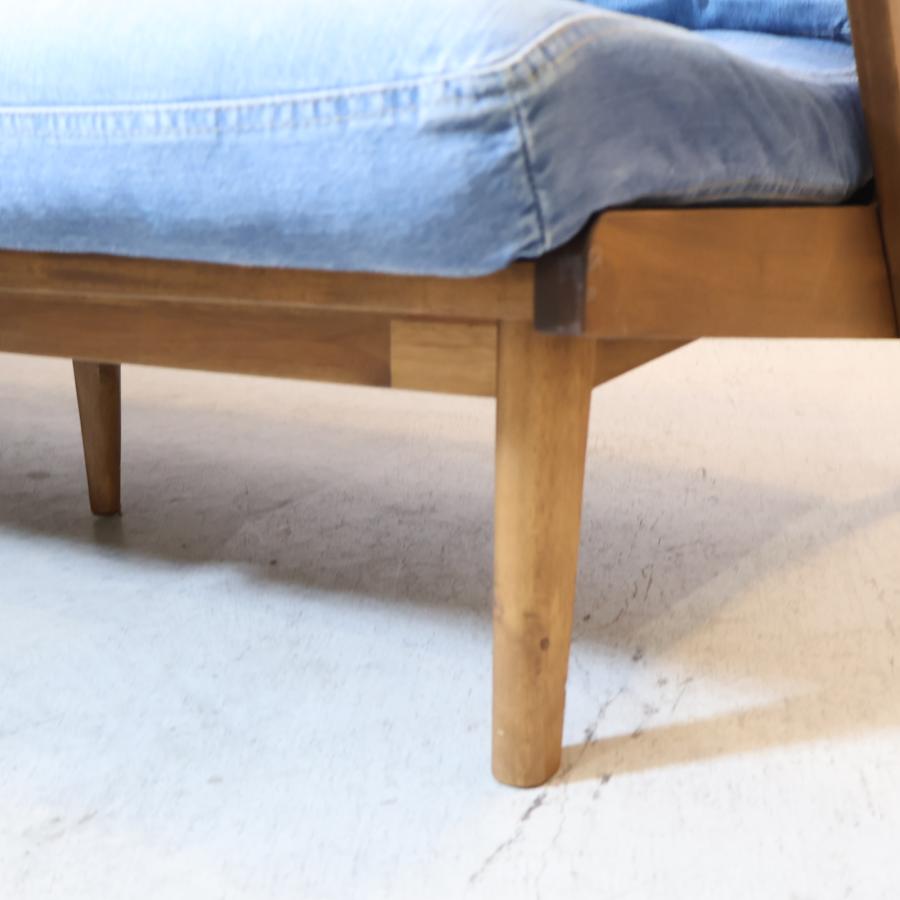 unico ウニコ SWELLA スウェラ 3シーターソファ トリプルソファ 西海岸スタイル デニム ナチュラル 3人掛けソファ 男前家具 ...