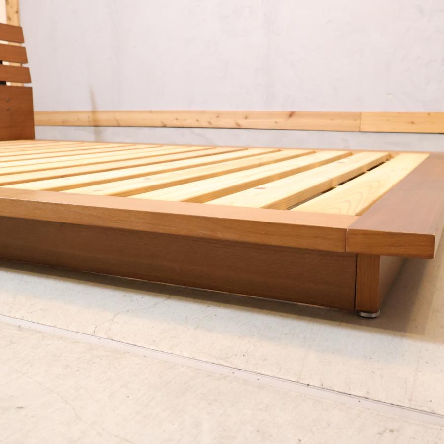 ACTUS アクタス FB2 ベッド ラダー ウォールナット材 ダブルベッドフレーム ロータイプ 寝具 シンプル 北欧スタイル ナチュラル FF505 : kokoelma - 通販 ...