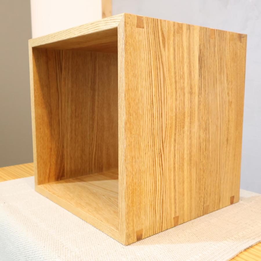 オークヴィレッジ Oak Village KOBAKO 天然木 オープンシェルフ ユニット家具 ニレ材 ナチュラル 収納ラック 箱 飾り棚 ...