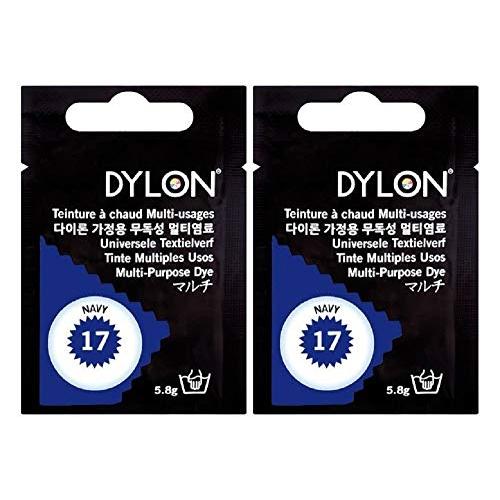 DYLON ダイロン マルチ (衣類・繊維用染料) 5.8g col.17 2個セット ネイビー 日本正規品 : ココモモーズ - 通販 - Yahoo!ショッピング