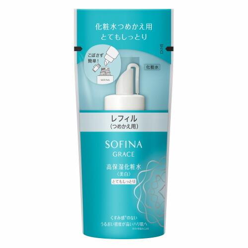 SOFINA GRACE ソフィーナグレイス 高保湿化粧水（美白）とてしつ つめかえ用 【130ml】(花王) : コクミンドラッグ - 通販 - Yahoo!ショッピング